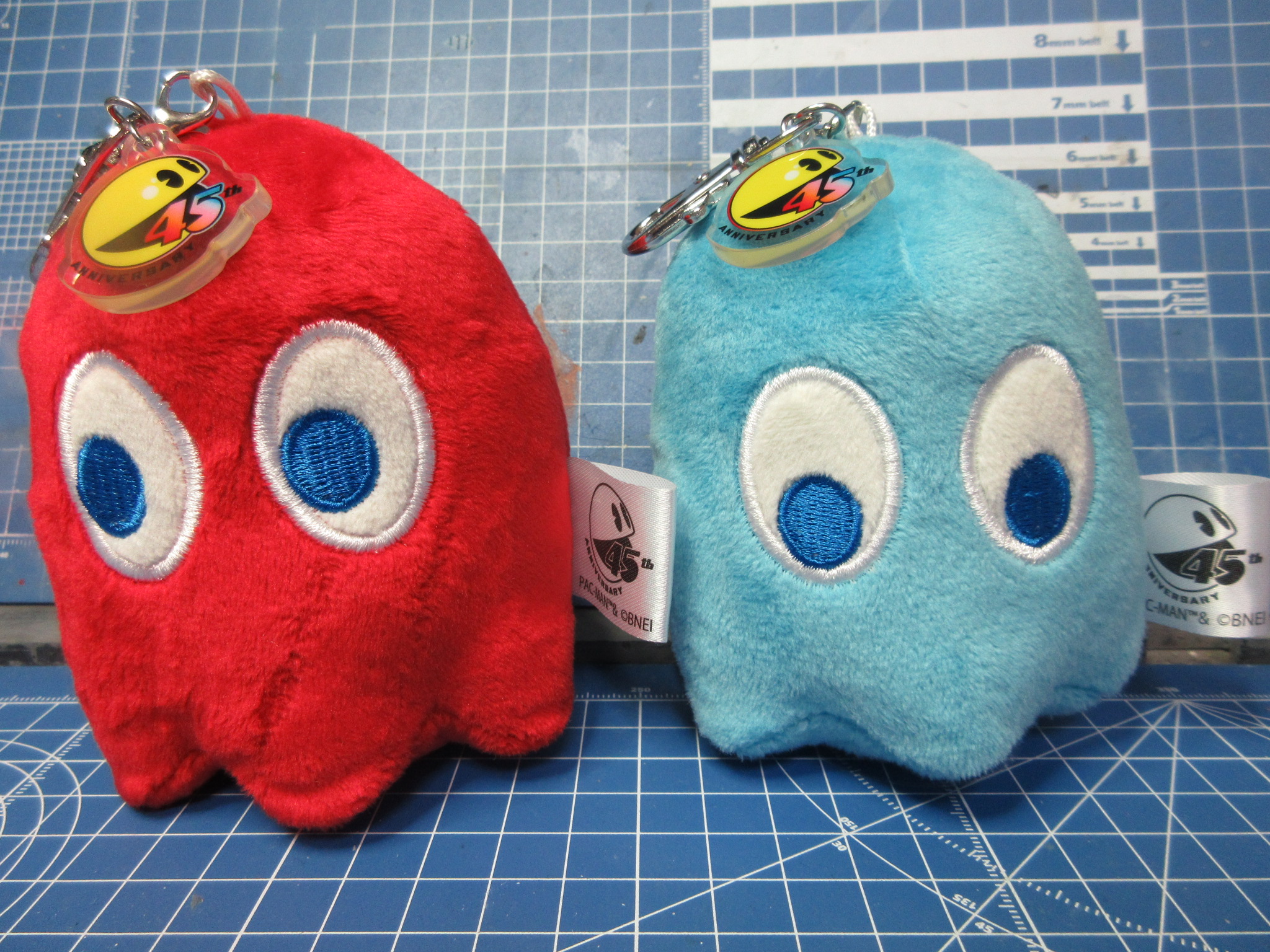 Pac-Man ghost plushies from Shimamura – Greg's Stuff 'n Things